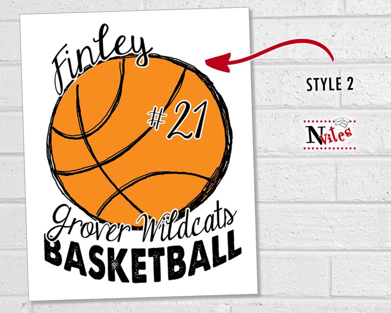 Basketball Locker Sign, Basketball Team Printable Locker Signs or Door ...