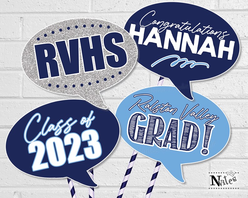 Graduation Photo Booth Props Class of 2023 Photo Props - Etsy