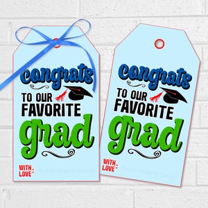 Congratulations Gift Tags, Congrats Grad Tags for Class of 2024, Grad ...