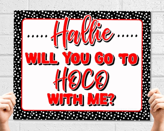 Homecoming Asking Poster