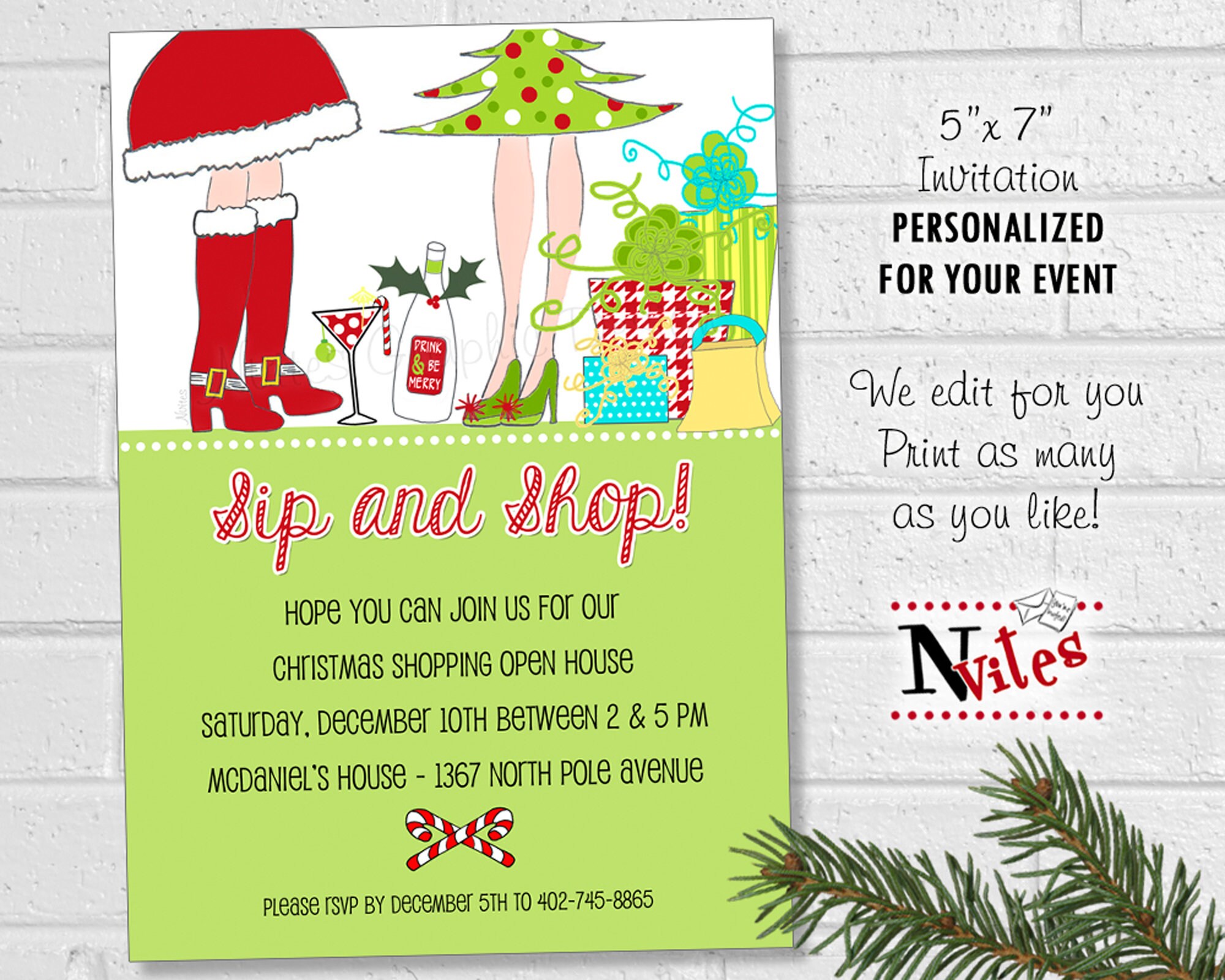Sip & Shop Event Invitation Pop up Shop Invitation Ladies - Etsy