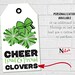 Cheer Competition Good Luck Tags, Cheerleading Team Treat Labels ...