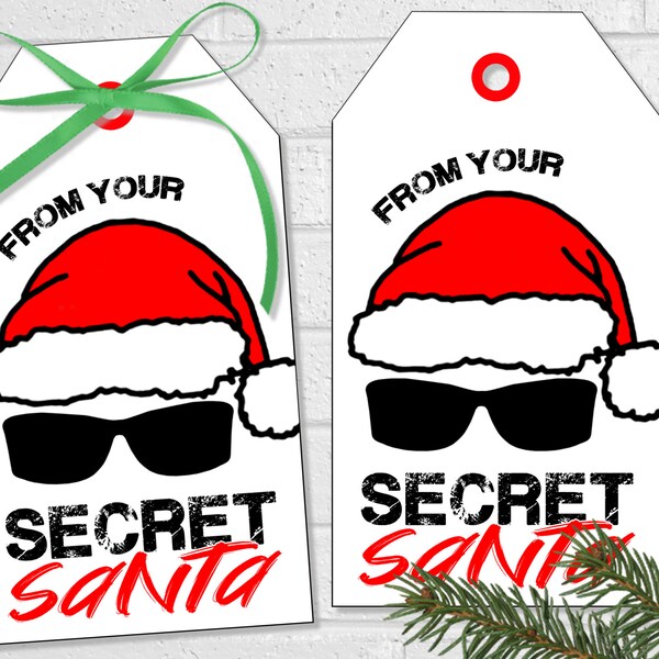 Secret Santa Tags - Etsy