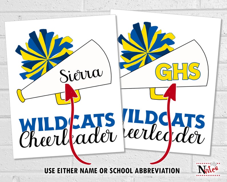 Cheerleader Locker Sign Printable Cheerleading Team Hotel - Etsy