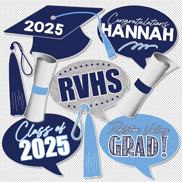 Graduation Photo Booth Props - Etsy