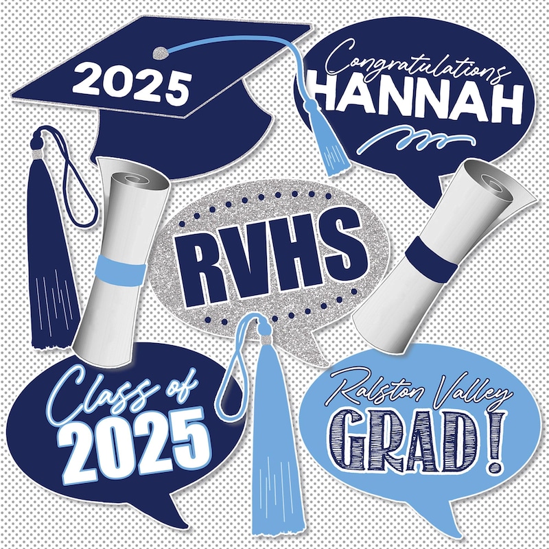 Graduation Photo Booth Props - Etsy