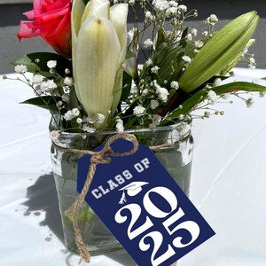 Graduation Treat Tags, Class of 2025 Grad Cap Party Favor or Thank You ...