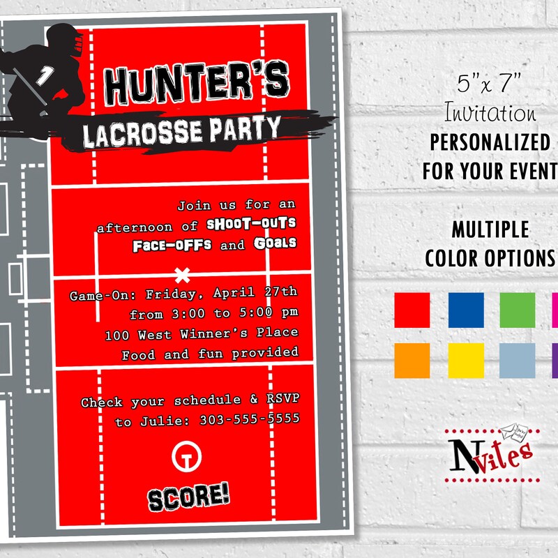 Lacrosse Party - Etsy