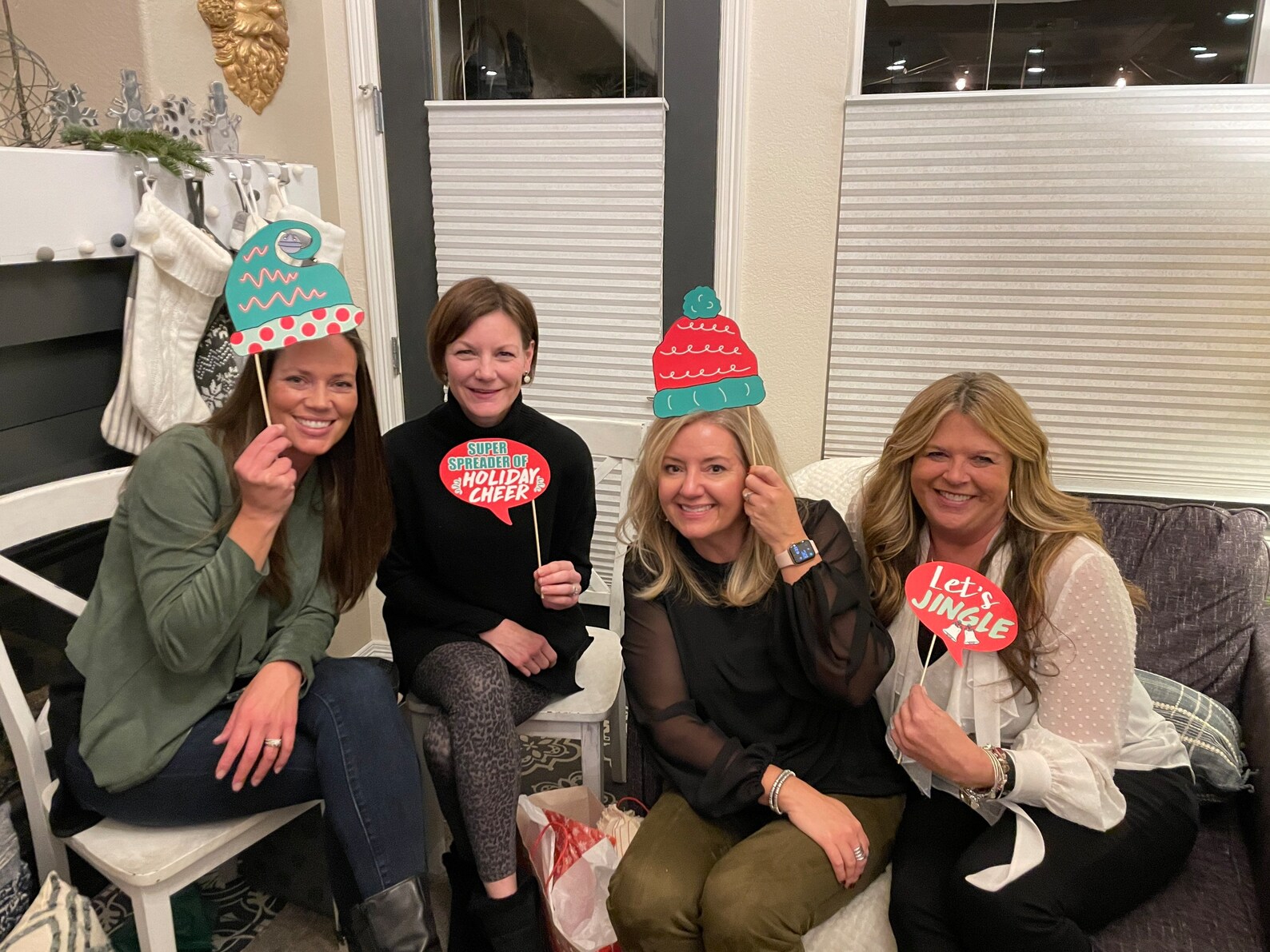 Holiday Photo Booth Props Christmas Photo Props Fun Holiday - Etsy