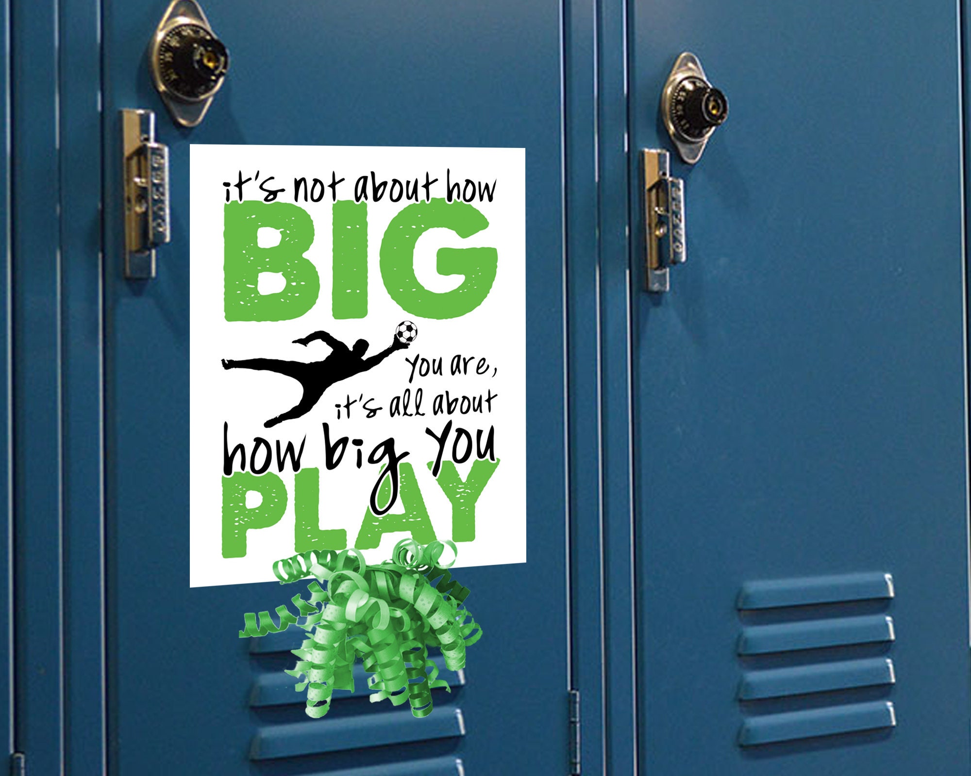 Soccer Locker Room Sign Printable Sign for Soccer Goal - Etsy