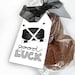 Hockey Good Luck Tags Hockey Team Treat Tags or Labels - Etsy