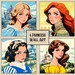 Princess Wall Art Printable Vintage Anime Girls Room Decor Digital Set ...