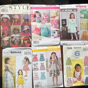 Girls Sewing Pattern - Etsy