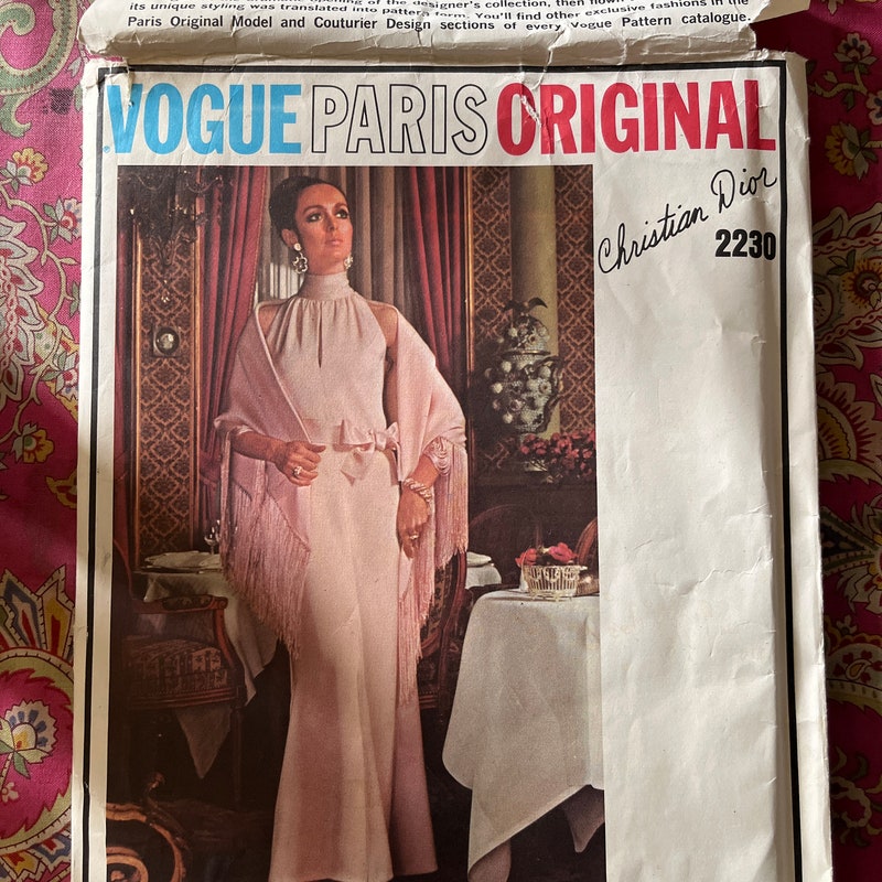 Vogue Christian Dior Patterns - Etsy