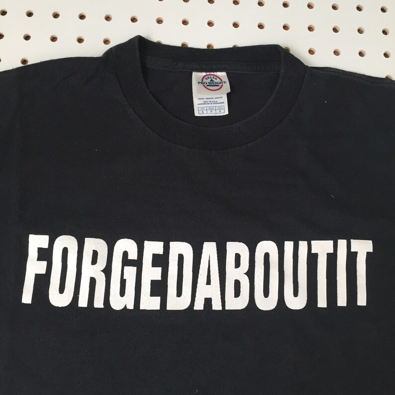 90s FORGETABOUTIT Sopranos T Shirt SMALL Mobster Mafia Al - Etsy