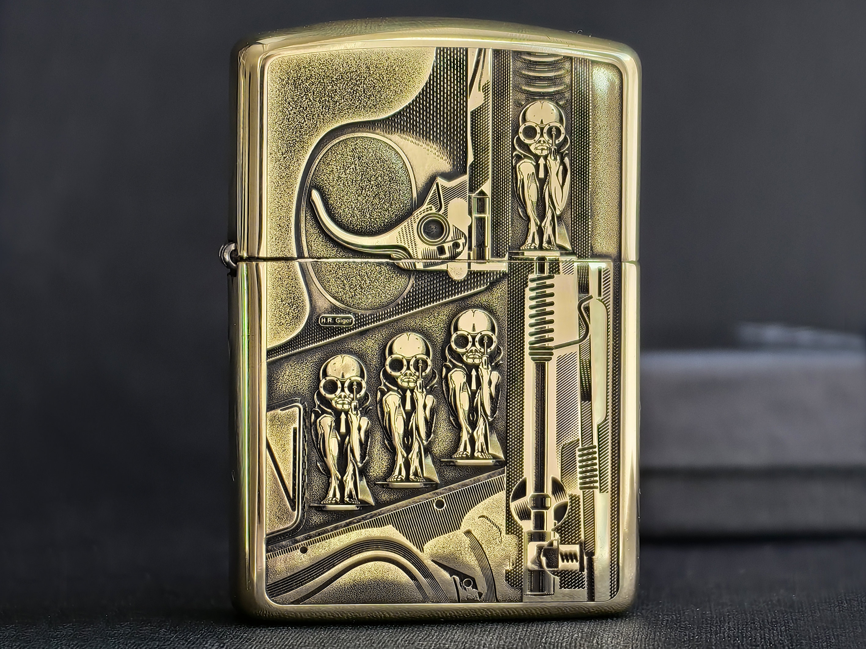 Zippo HR Giger Alien Prometheus Birthmachine - Etsy