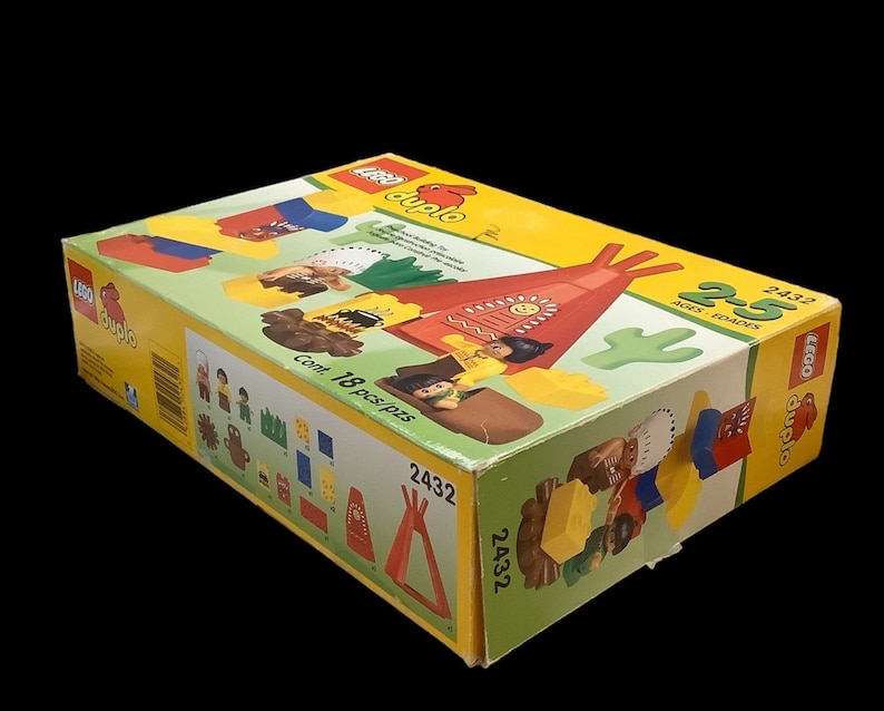 Lego, Duplo, 2432, 1990s Lego, Preschool Building Toys, 18 Pieces, Ages ...