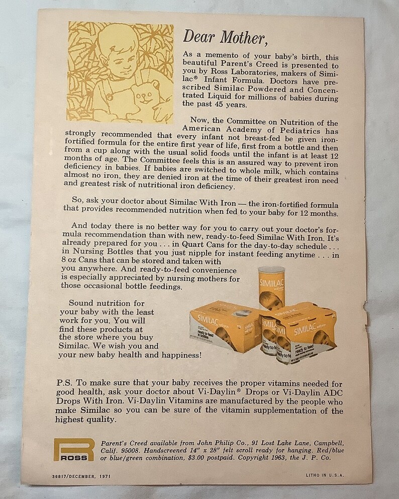 Children Learn What They Live, Poem, by Dorothy Law Nolte 1970s - Etsy