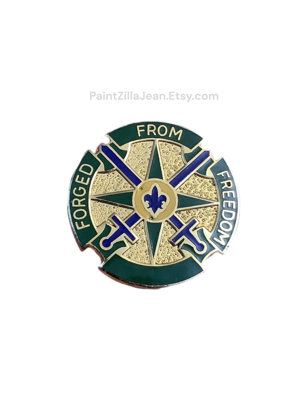 US Army Crest, Military Police Battalion, Motto: Forged From Freedom - Etsy