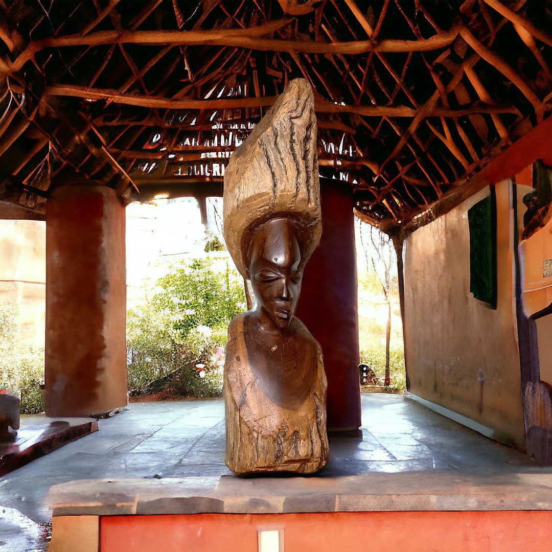 Beautiful African Ironwood Sculpture Estimated 1960-1980, Gift for the ...