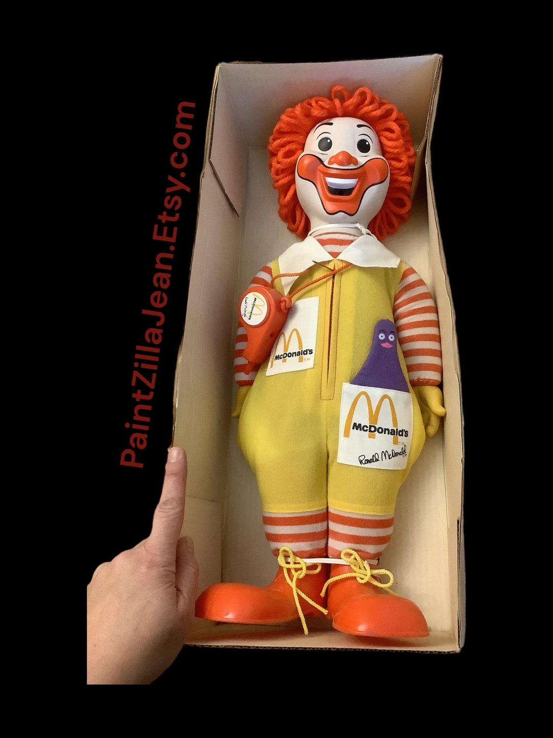 RARE Ronald Mcdonald Toy, 21 Doll Inside Box, 1978 Release, Made in ...