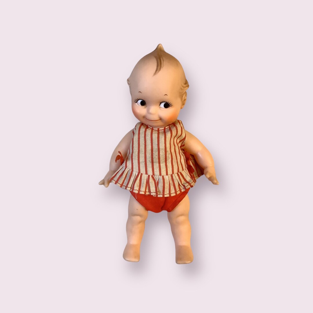 Kewpie Cameo Doll, Estimated 1960s, Kewpie Doll Clothes, Vintage Toy ...