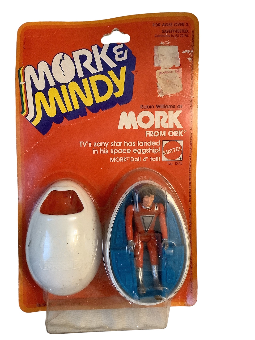 Robin Williams as Mork From Ork Action Figure, 1979, Mattel, Paramount ...