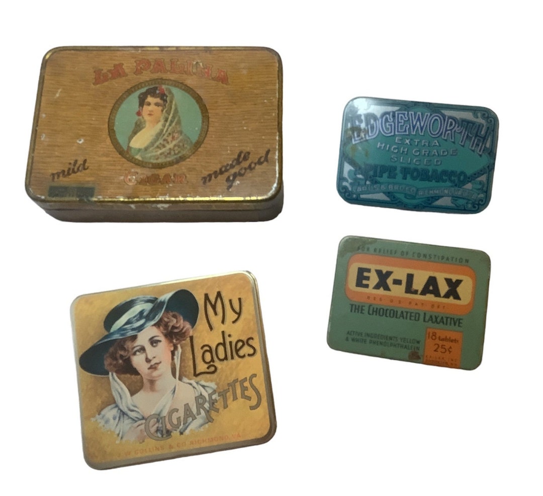 La Palma Cigar, Edgeworth Pipe Tobacco, My Ladies Cigarettes, Ex-lax ...