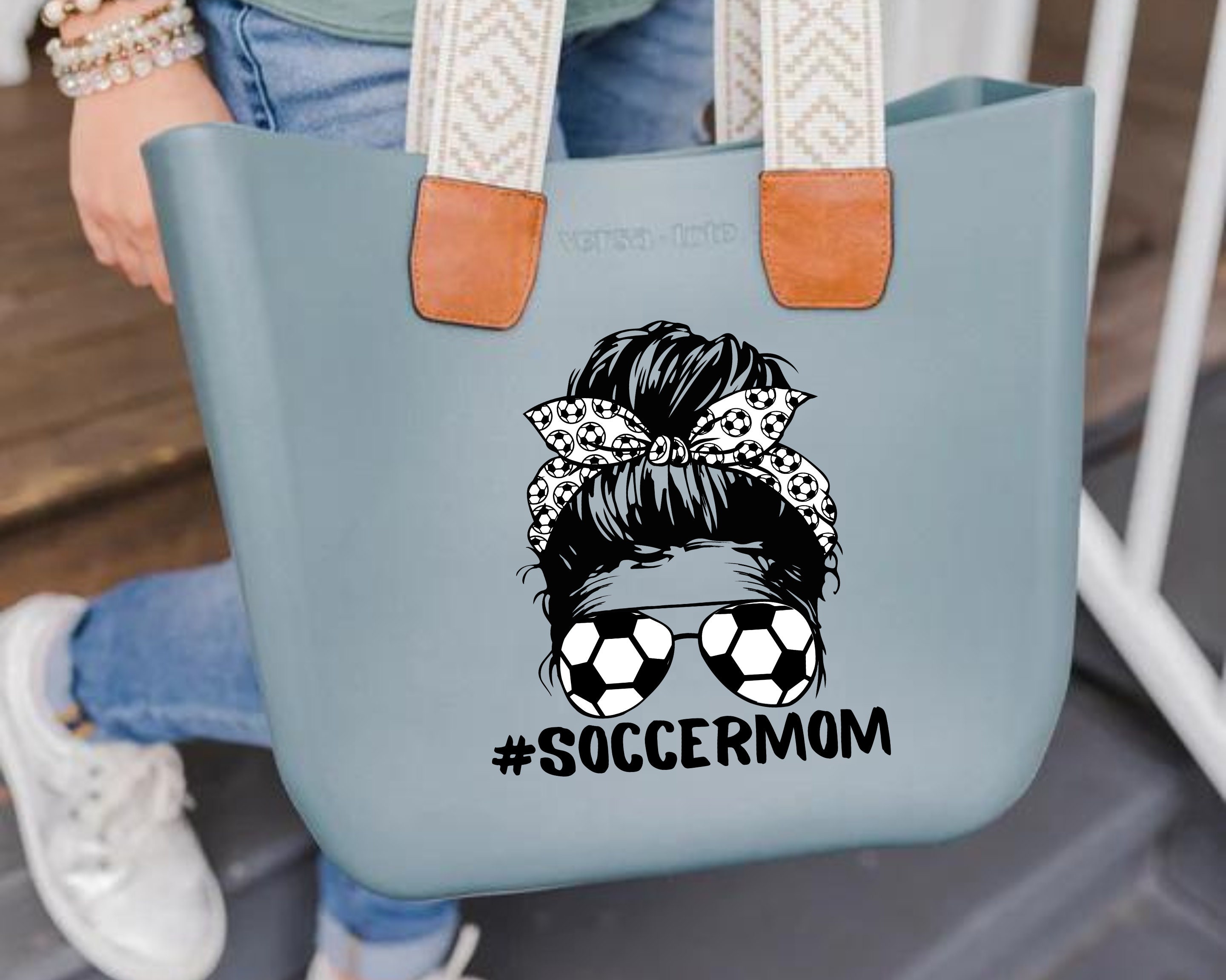Soccer Mom Life Svg Messy Bun Mom Messy Bun Soccercut Etsy