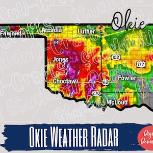 Okie Weather Radar PNG Design, Tornado Design, Doppler Radar Design ...