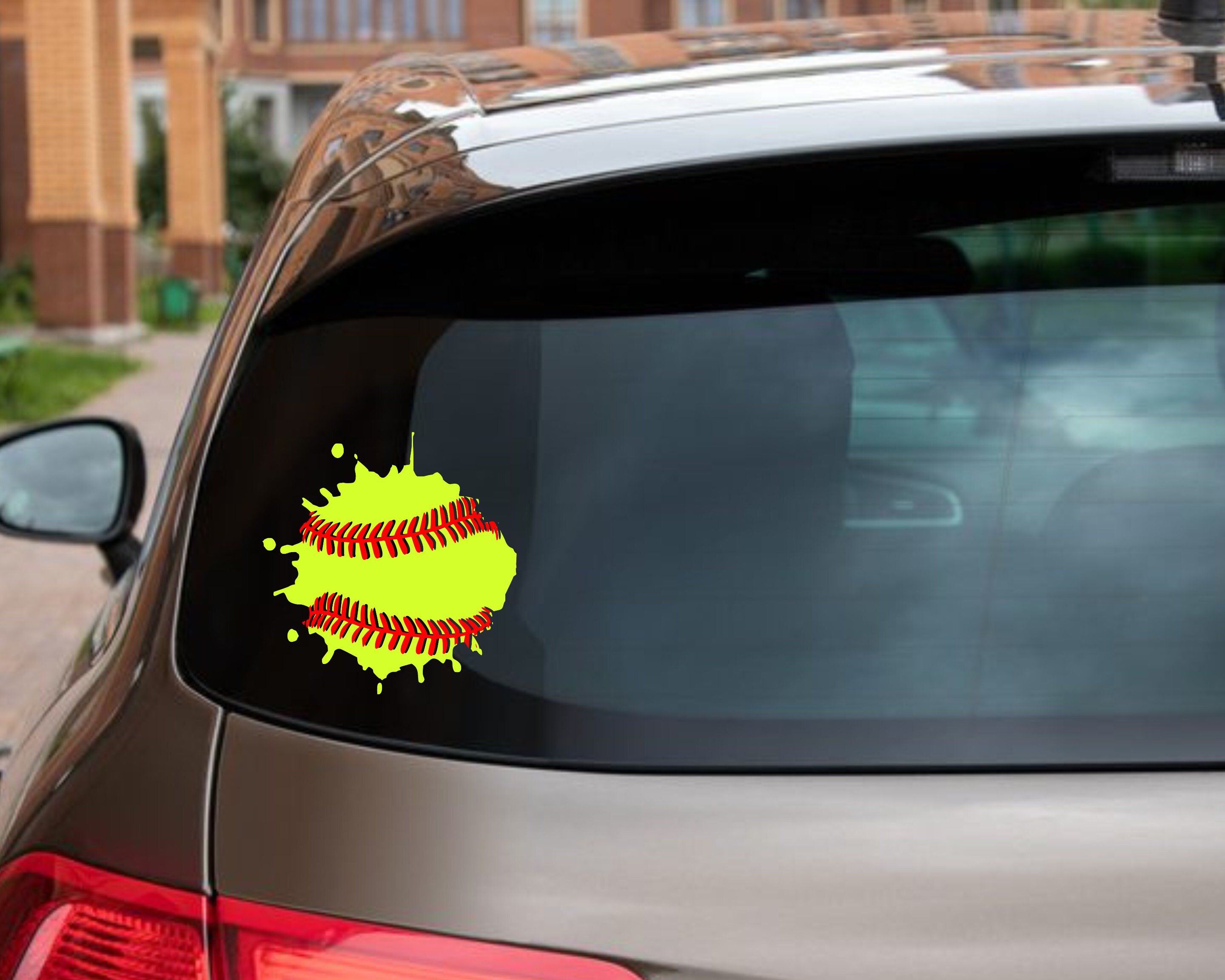 Softball Splatter SVG Paint Splashcut - Etsy