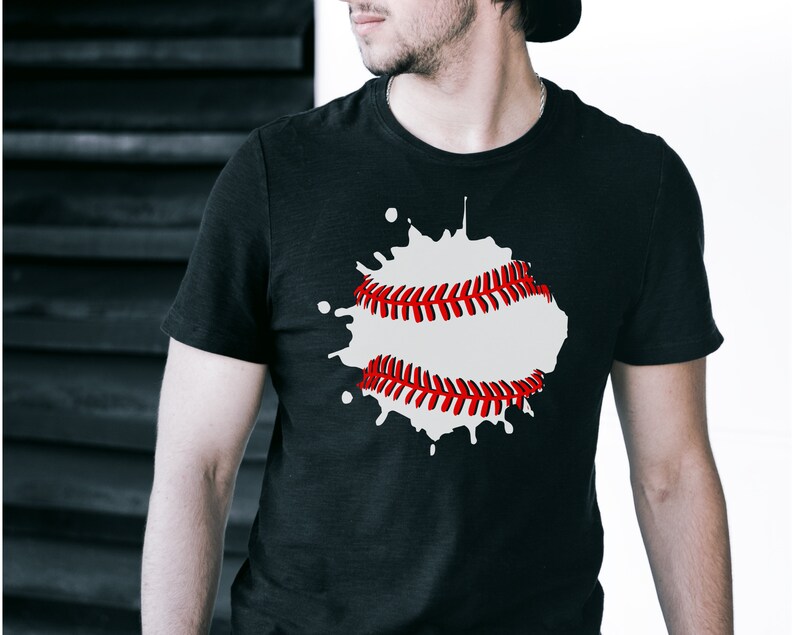 Baseball Splatter SVG Paint Splashcut - Etsy