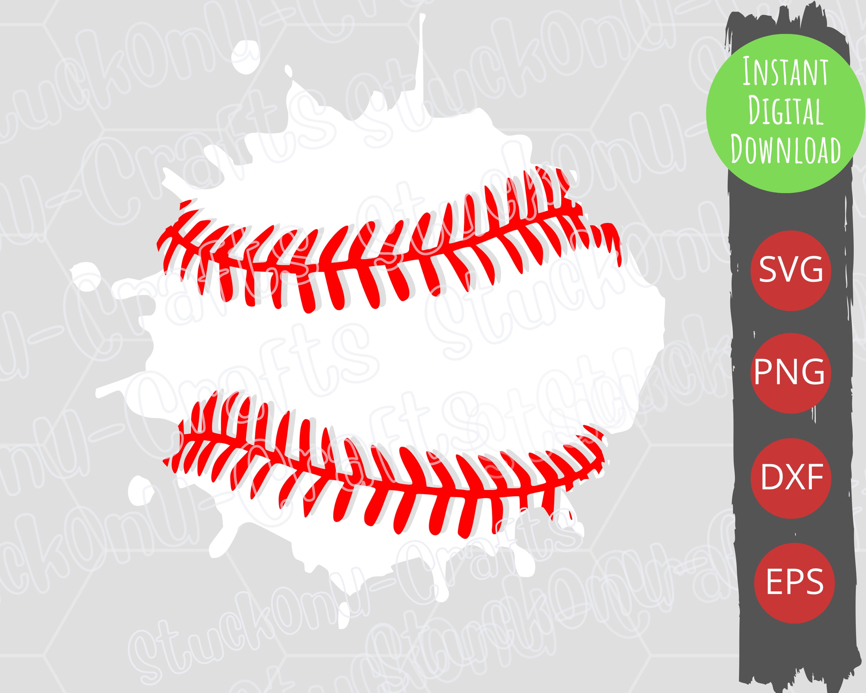 Baseball Splatter SVG Paint Splashcut - Etsy
