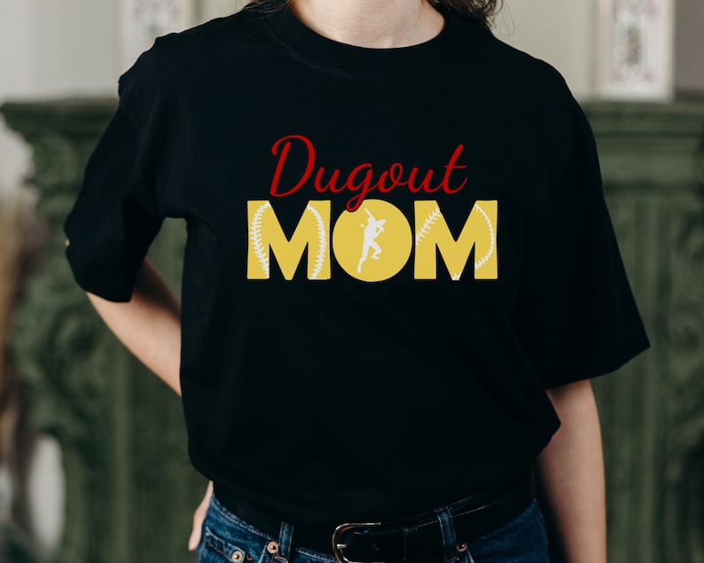 Dugout Mom Baseball SVG: Shirt Design (digital Download) - Etsy Canada