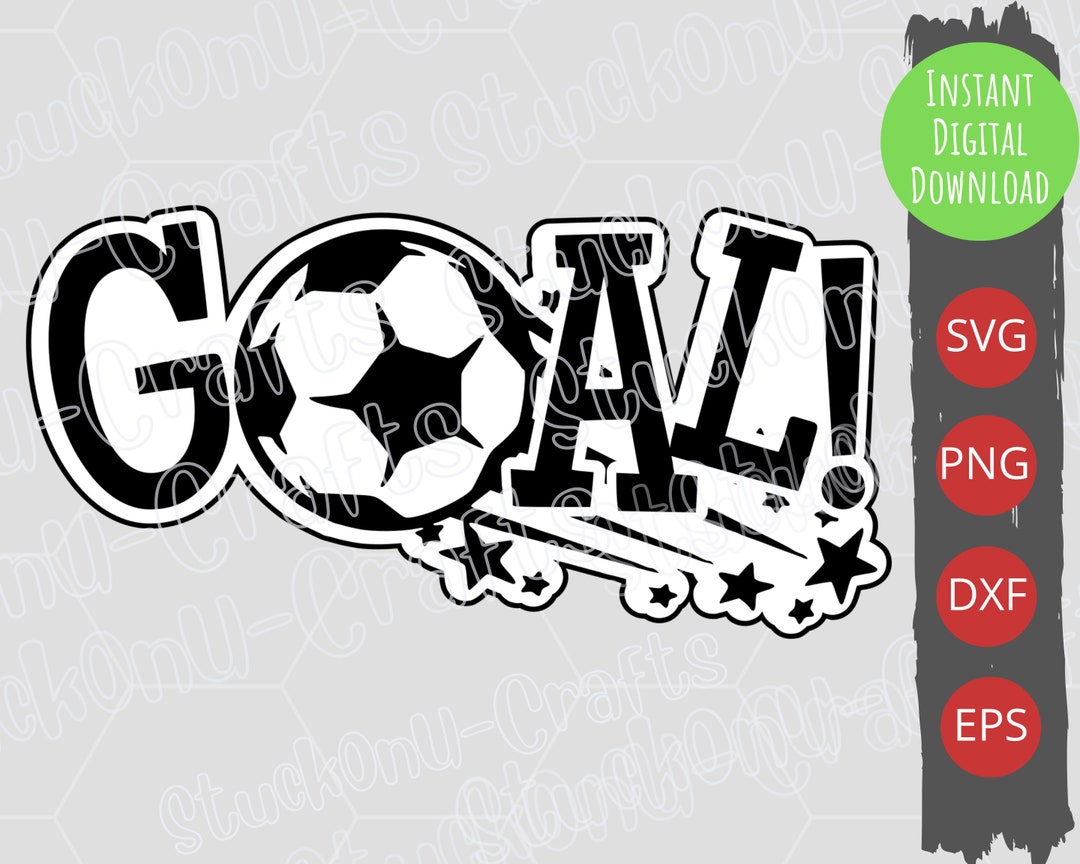 Goal Soccer Cut File, PNG Design,soccer SVG, Soccer Mom Design, Instand ...