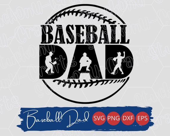 Baseball Dad Digital Download Baseball Dad Shirt Design - Etsy