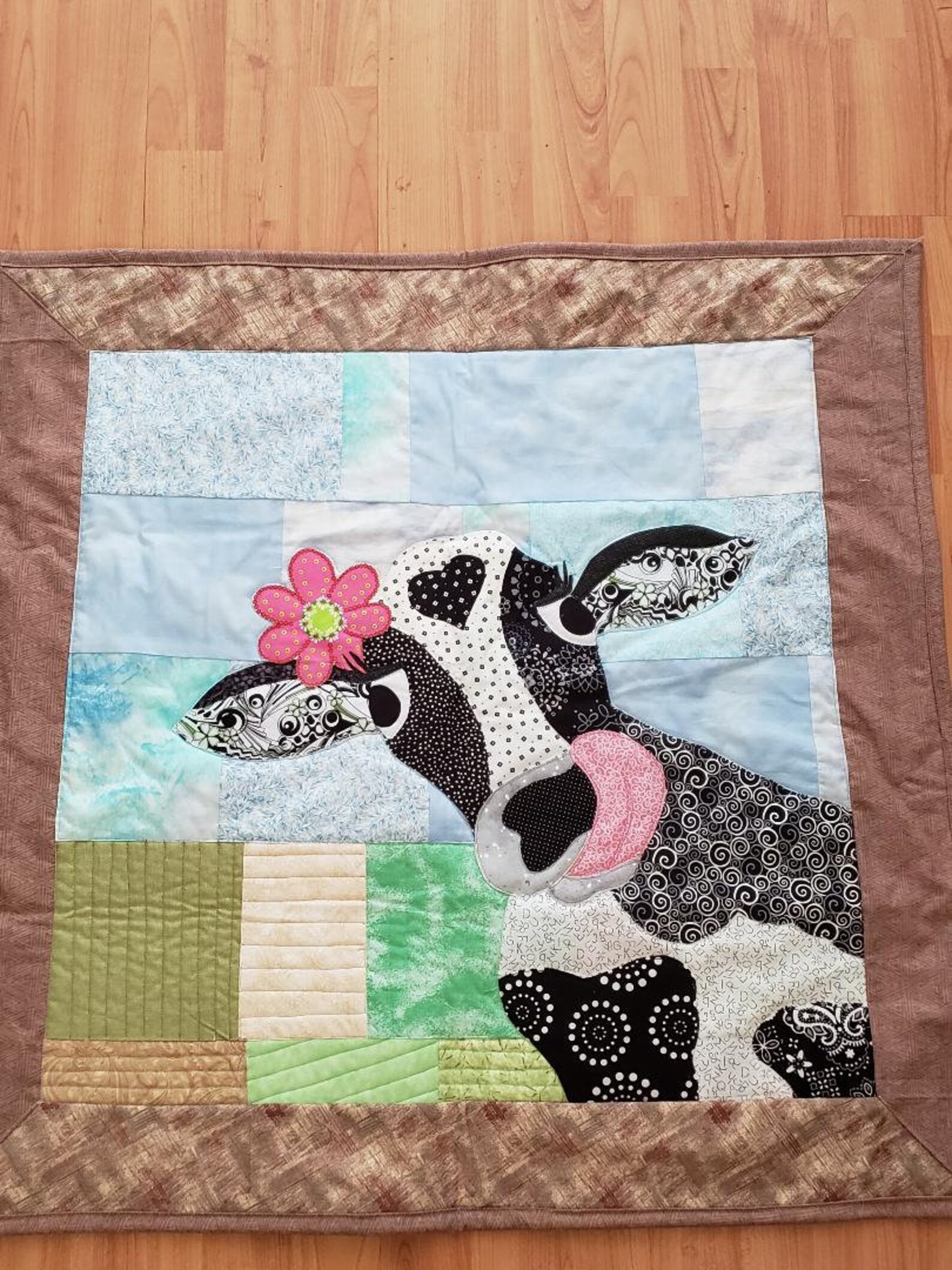Cow Kiss Quilted Wallhanging Pattern - Etsy