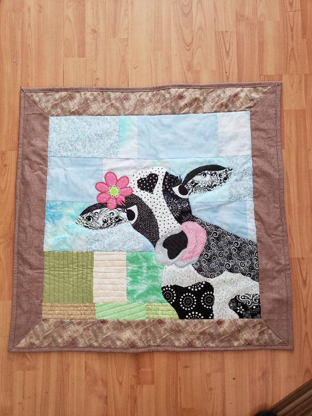 Cow Kiss Quilted Wallhanging Pattern - Etsy