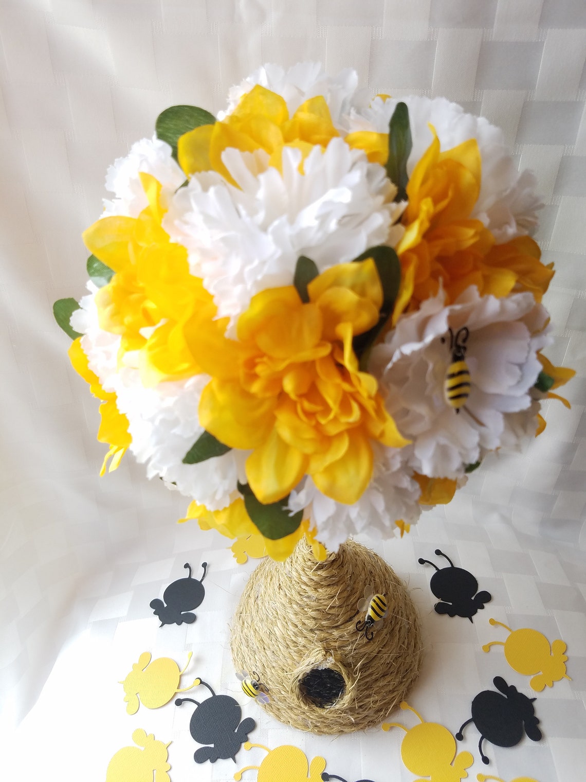 Bee Themed Topiary Decorations for Baby Shower, Wedding, Party, Nursery ...