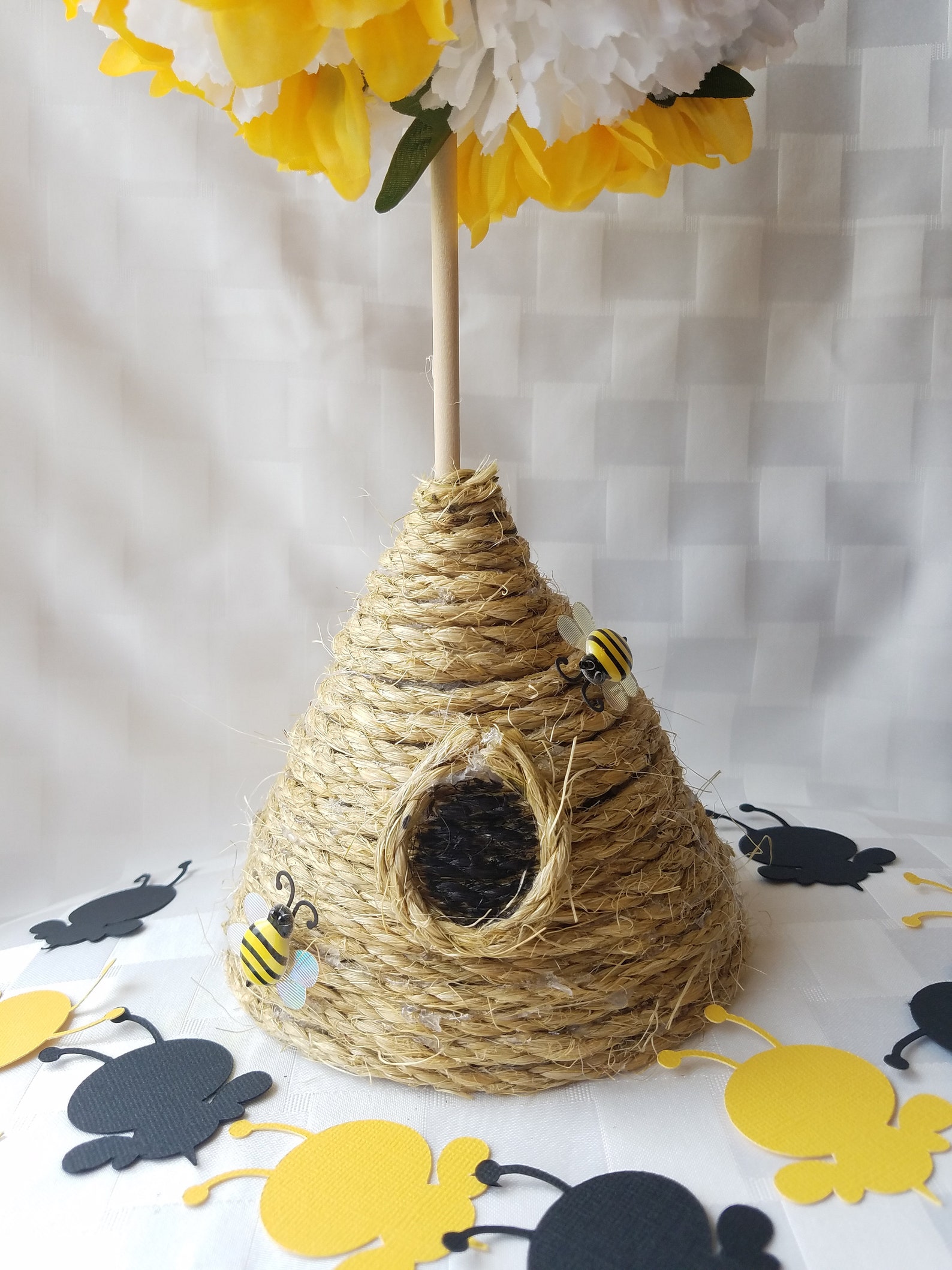 Bee Themed Topiary Decorations for Baby Shower, Wedding, Party, Nursery ...