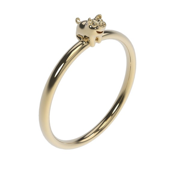 Pig Ring - Etsy