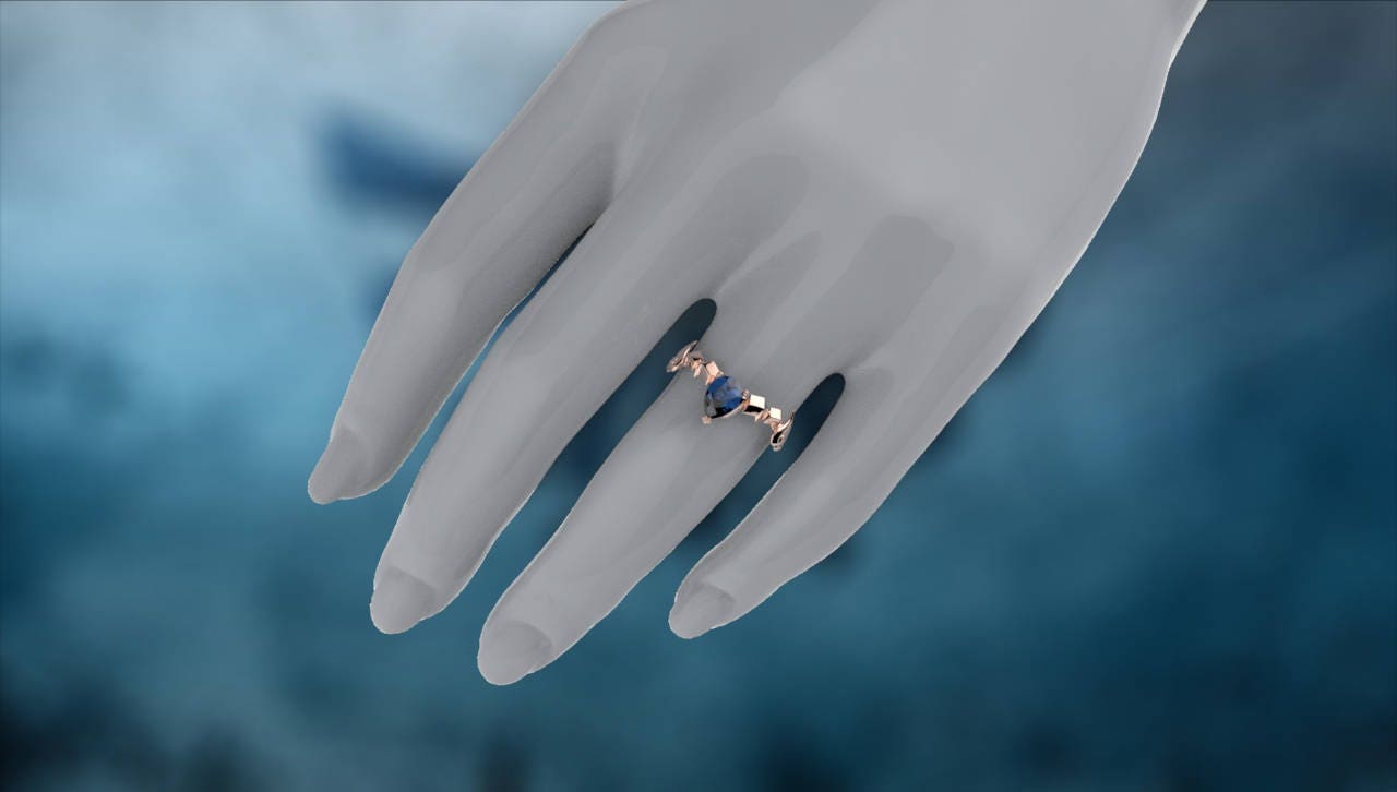 Zelda Tiara Inspired 14k Gold Engagement Ring Nintendo Video | Etsy