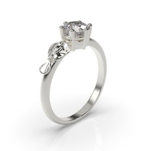 Manta Ray Ring Manta Ray Engagement Ring Devil Ray White Gold Sting Ray ...