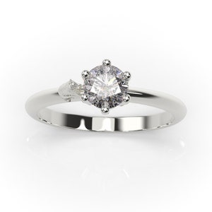 German Shepherd Ring Dog Engagement Ring White Gold Dog Engagement Ring ...