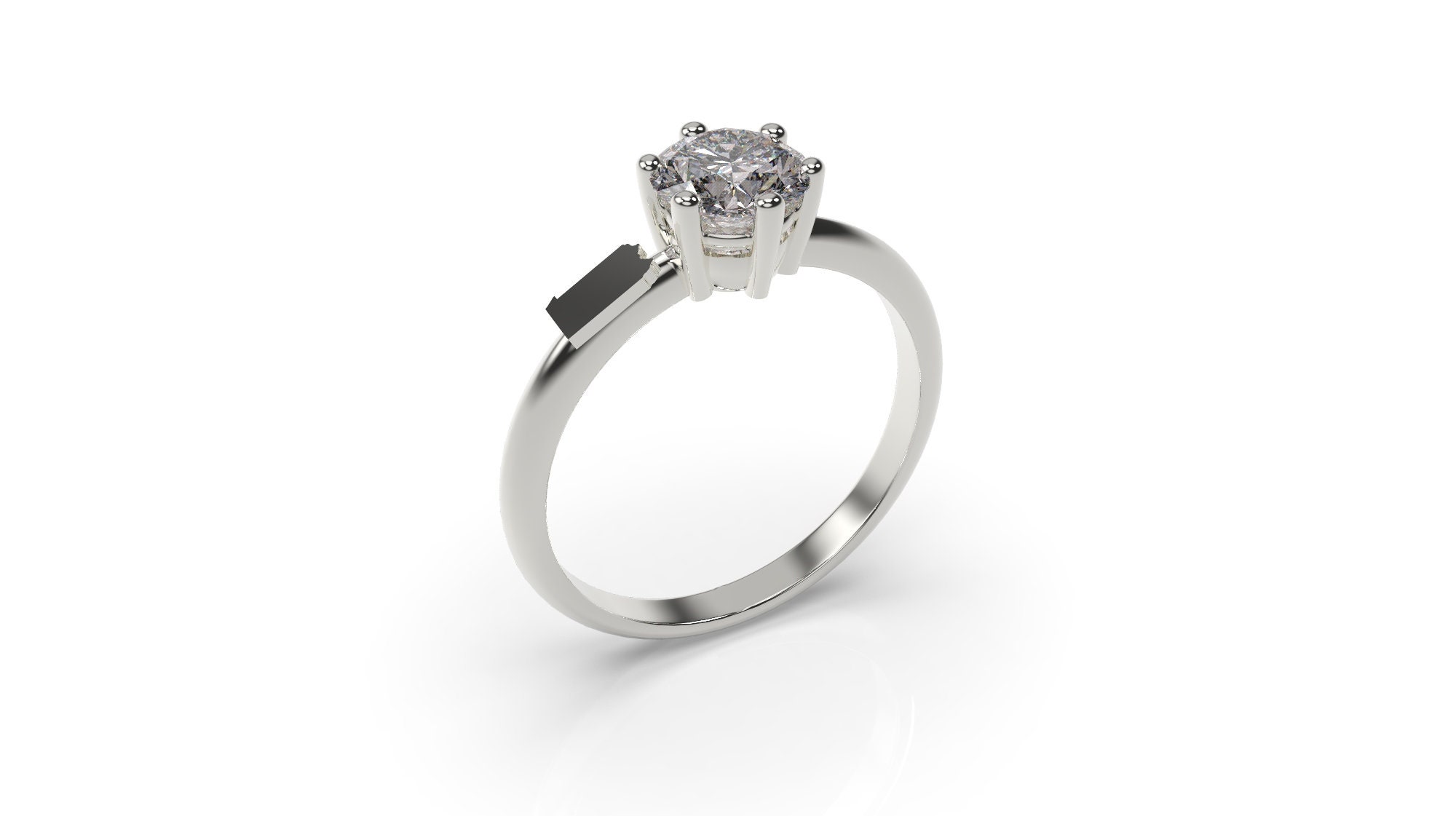 Pennsylvania Engagement Ring Pennsylvania Ring White Gold | Etsy