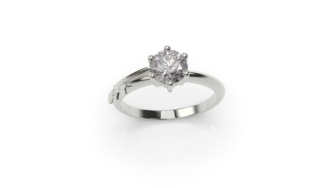 Rifle Ring Gun Engagement Ring Gun Ring White Gold Rifle Ring AR-15 ...