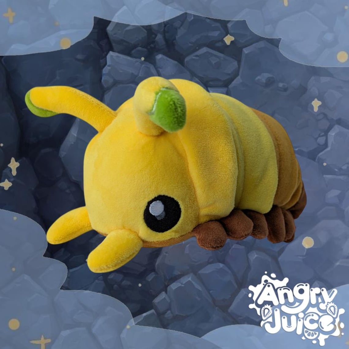 Stolly Poly Pillbug Core Keeper Plush Stuffed Animal Kawaii Handmade ...