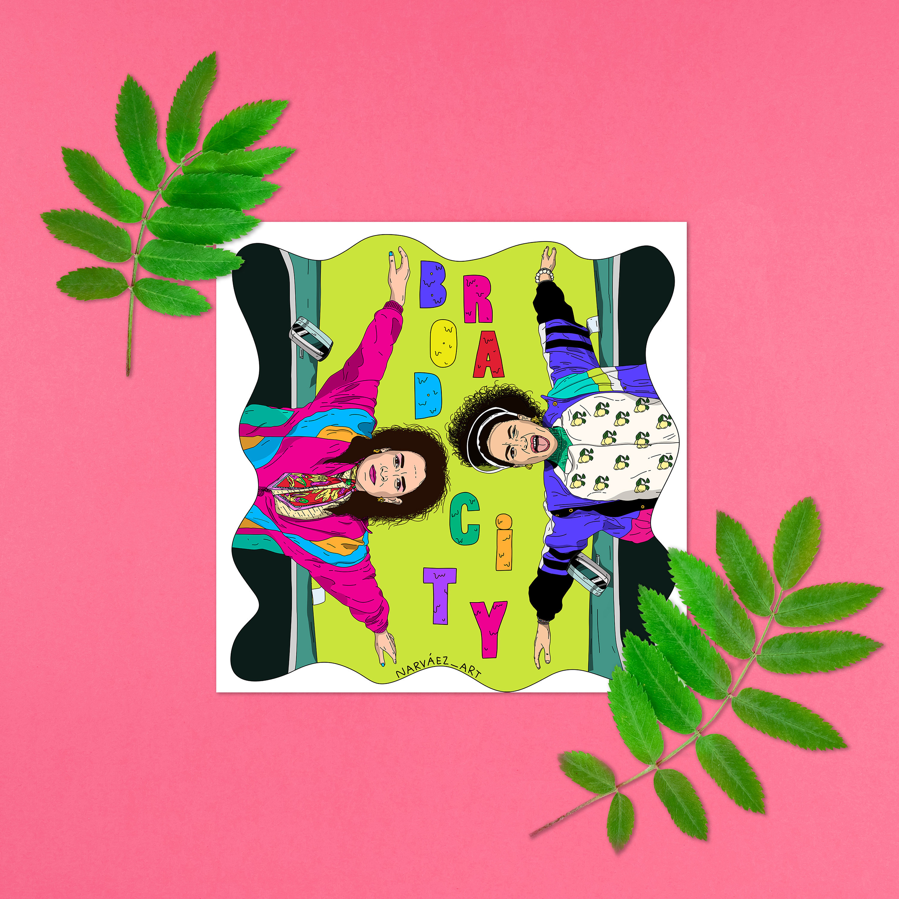 Broad City Print Broad City Art Broad City Poster Abbi and | Etsy