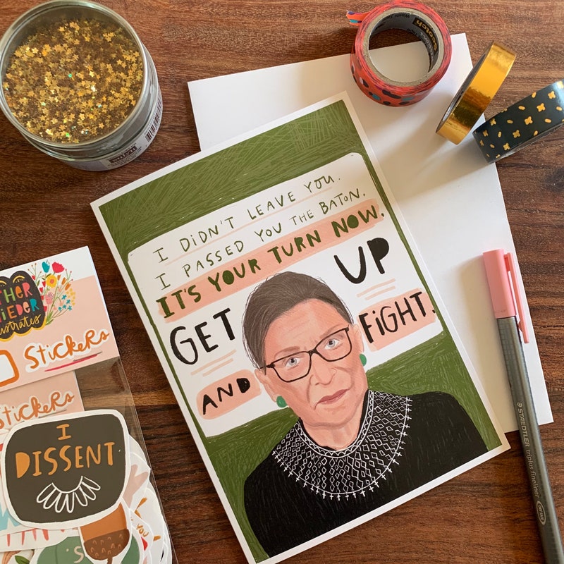 Rbg Greeting Cards - Etsy