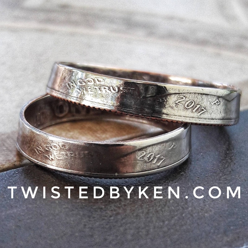 Silver Us Dime Ring - Etsy